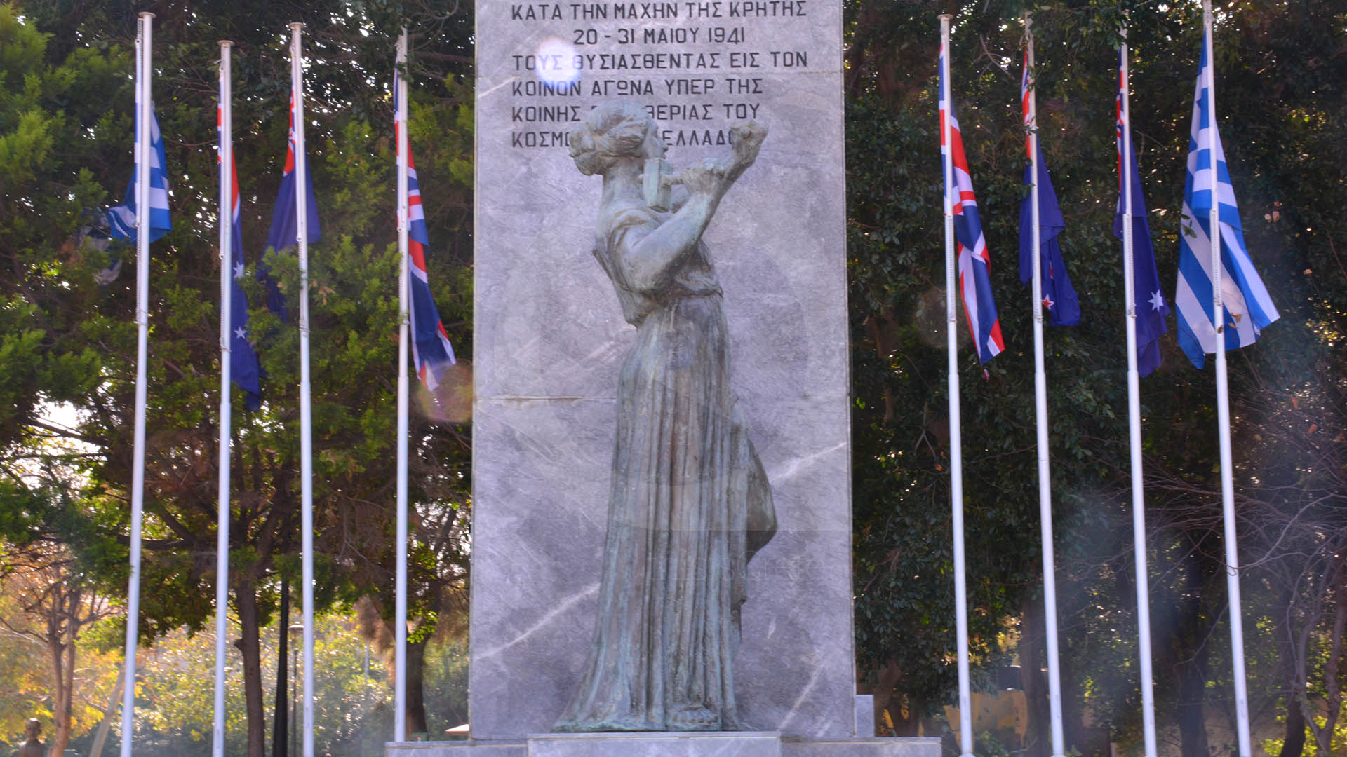 Monument for the Battle of Crete Heraklion - thisiscrete . travel guide ...
